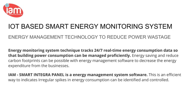 IOT BASED SMART ENERGY MONITORING SYSTEM | PPT IOT BASED SMART ENERGY MONITORING SYSTEM | PPT
