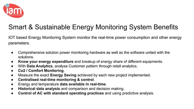 IOT BASED SMART ENERGY MONITORING SYSTEM | PPT IOT BASED SMART ENERGY MONITORING SYSTEM | PPT