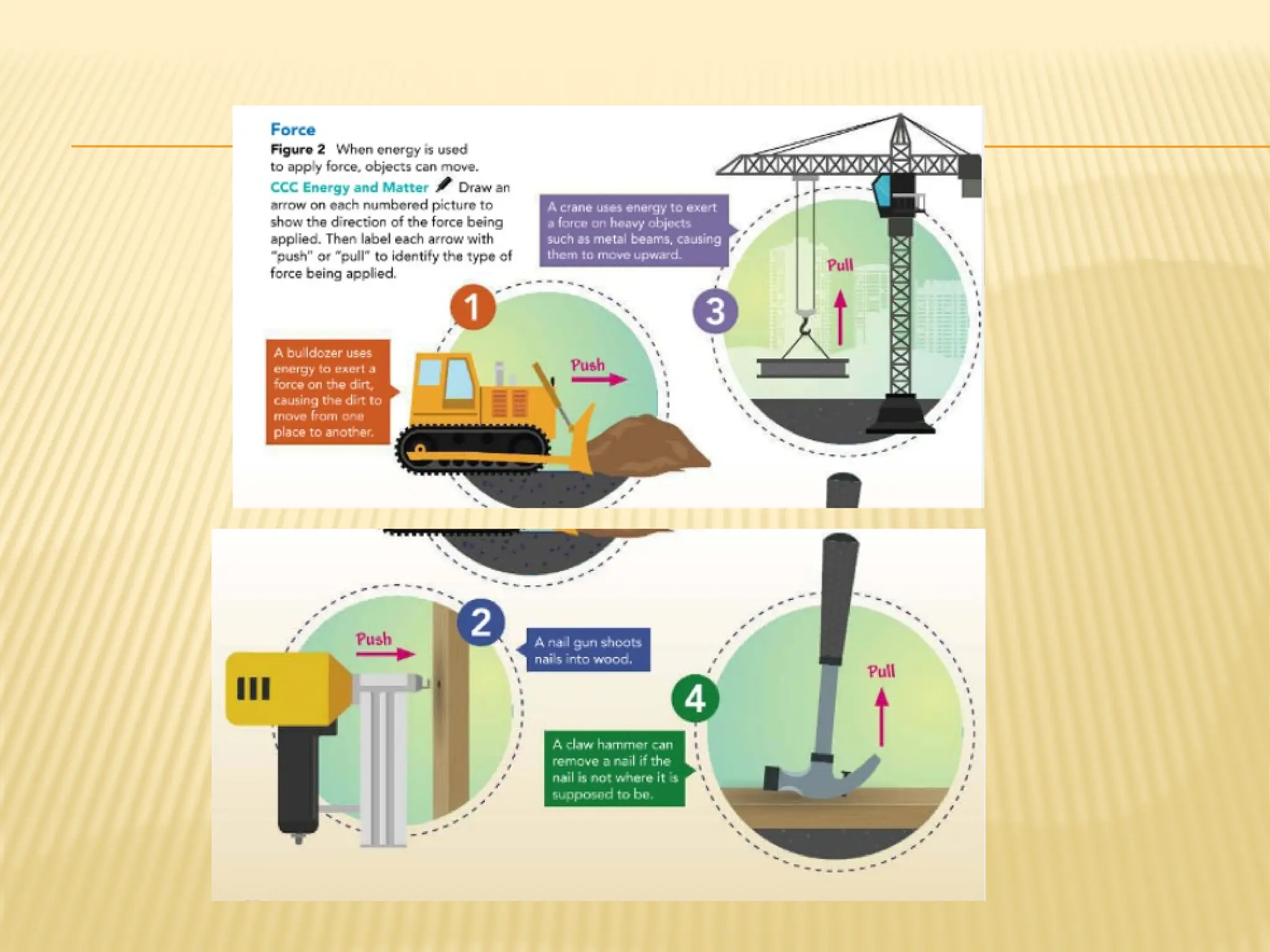 Energy, motion, force, work.pptx grade 6 elevate science | PPTX