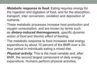 Nutritional facts of Energy | PPTX