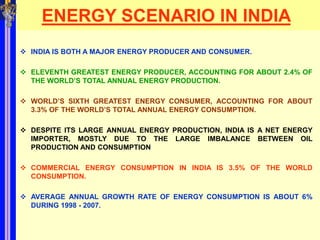 Energy Needs And Road Map Of India | PPTX
