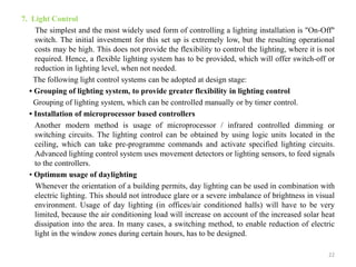 Energy performance assessment of lighting systems | PPTX