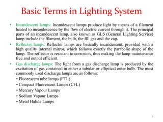 Energy performance assessment of lighting systems | PPTX