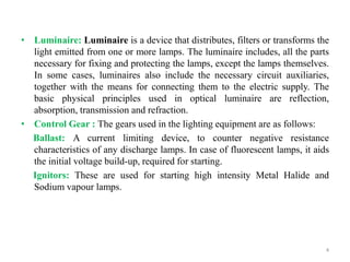 Energy performance assessment of lighting systems | PPTX
