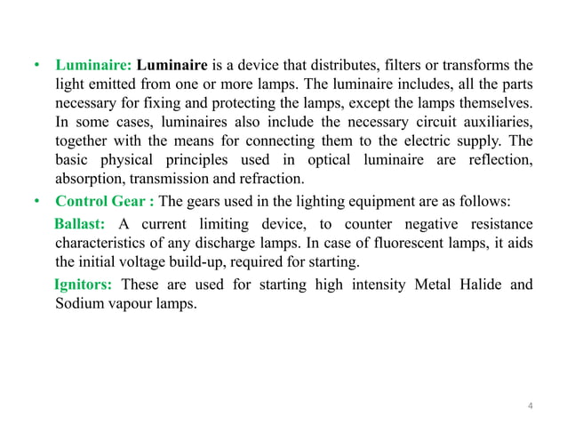 Energy performance assessment of lighting systems | PPTX