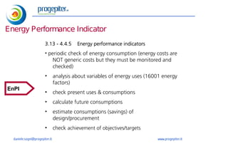 Energy Performance Indicators En Pi | PPT