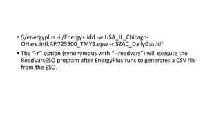 energyplus boiler simulation for energy system analysis | PPTX