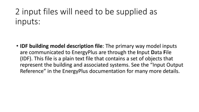 energyplus boiler simulation for energy system analysis | PPTX | Weather | Science