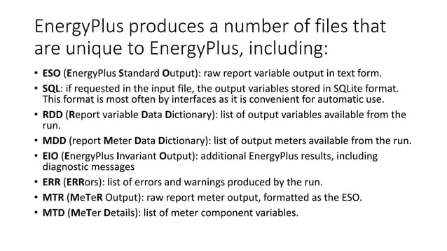 Energyplus Boiler Simulation For Energy System Analysis Pptx