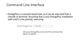 energyplus boiler simulation for energy system analysis | PPTX