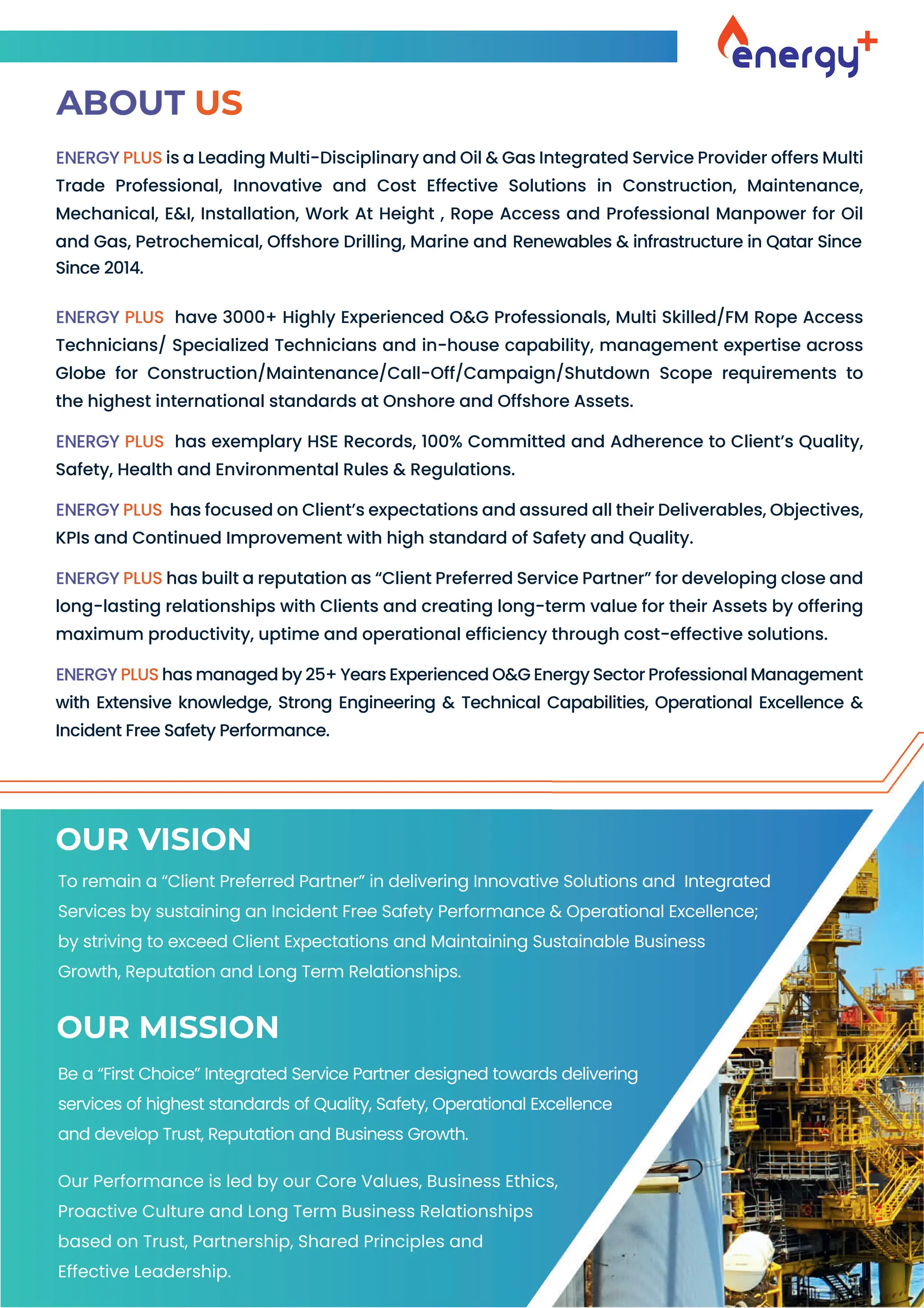Technical Services | Rope Access | Pressurized Habitats & Hot Work ...