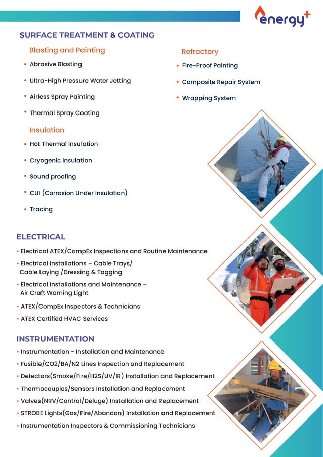 Technical Services | Rope Access | Pressurized Habitats & Hot Work ...