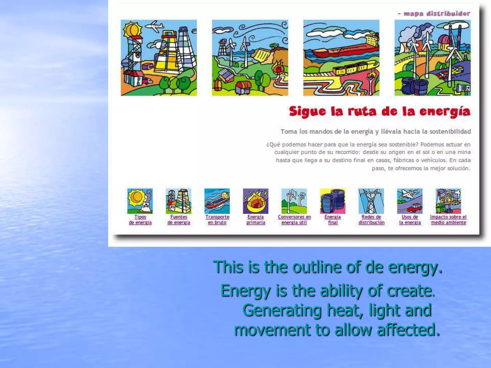 Energy power point presentación | PPSX