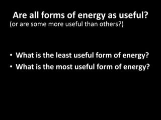 Energy overview + alternatives for ISM Grade 3 | PPTX