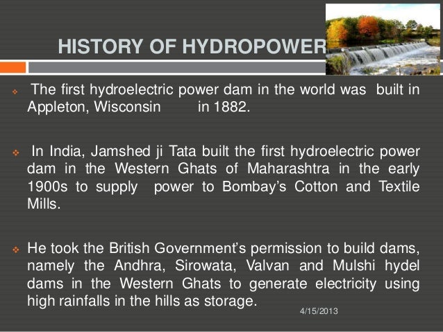 Hydro power presentation