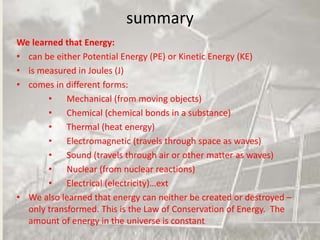Energy types | PPTX