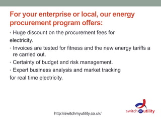 Energy Procurement By SMU | PPT