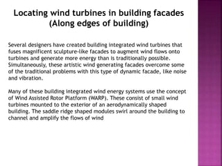 Energy producing buildings | PPTX