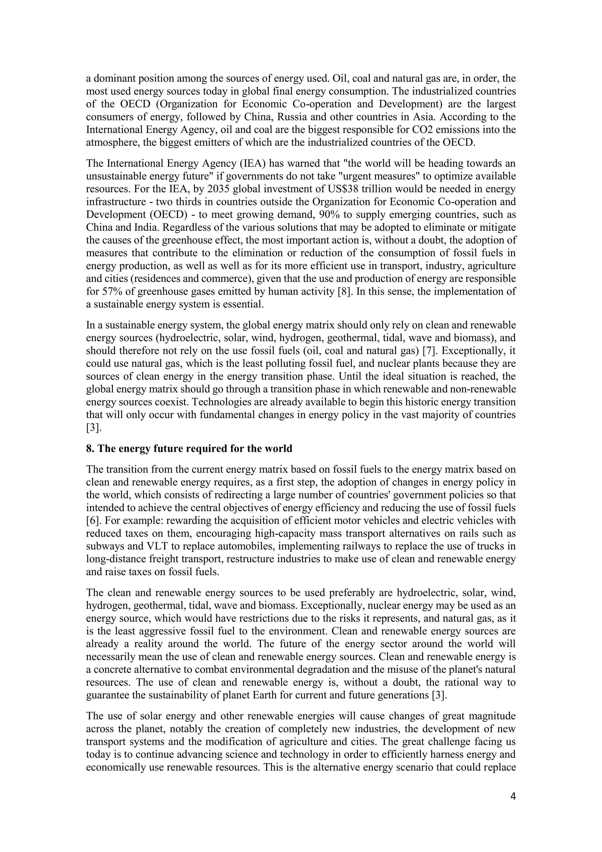 ENERGY PRODUCTION AND CONSUMPTION FROM PREHISTORY TO THE CONTEMPORARY ...