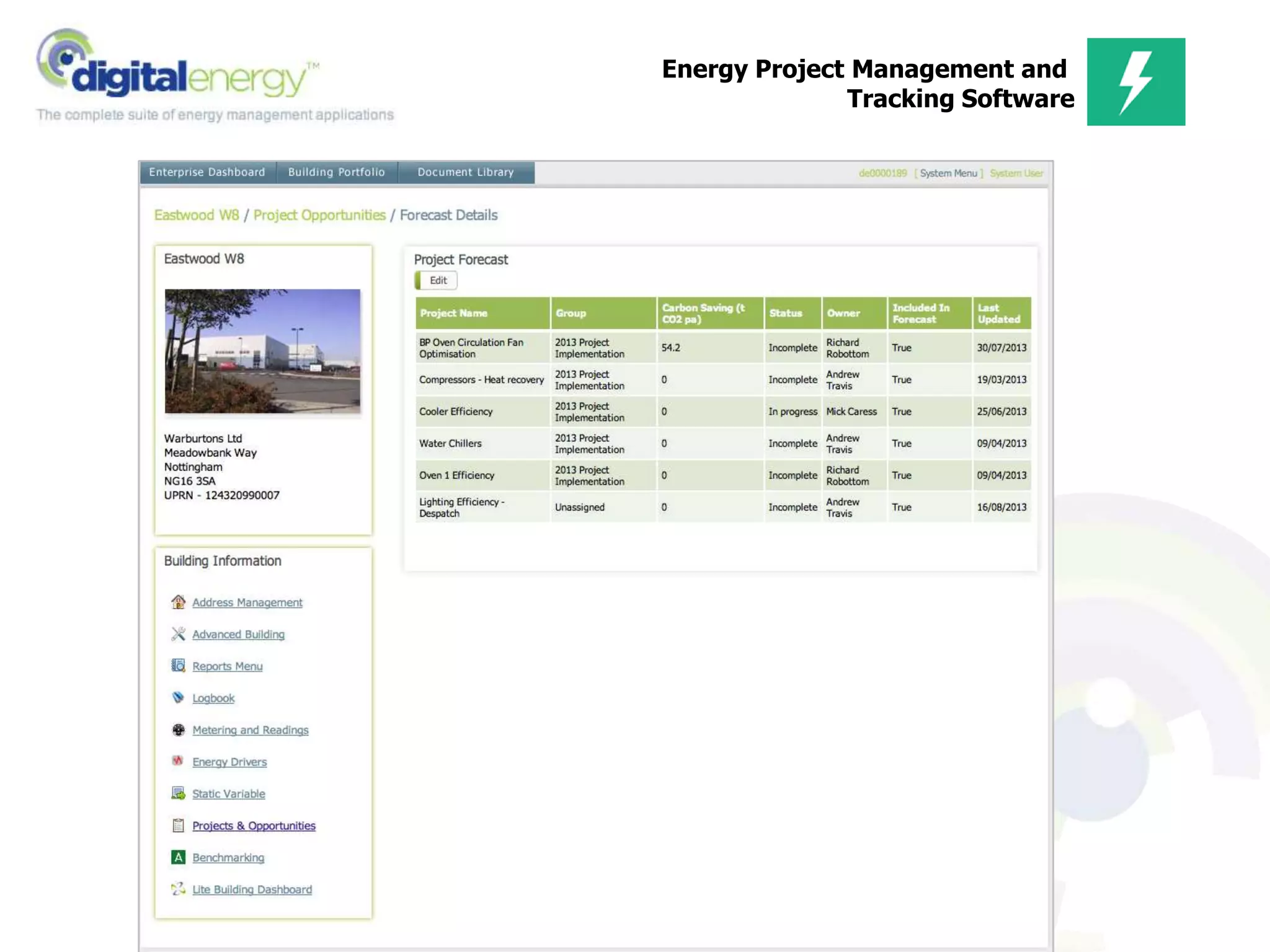 (Energy) project management and tracking software (screenshots) | PPTX ...