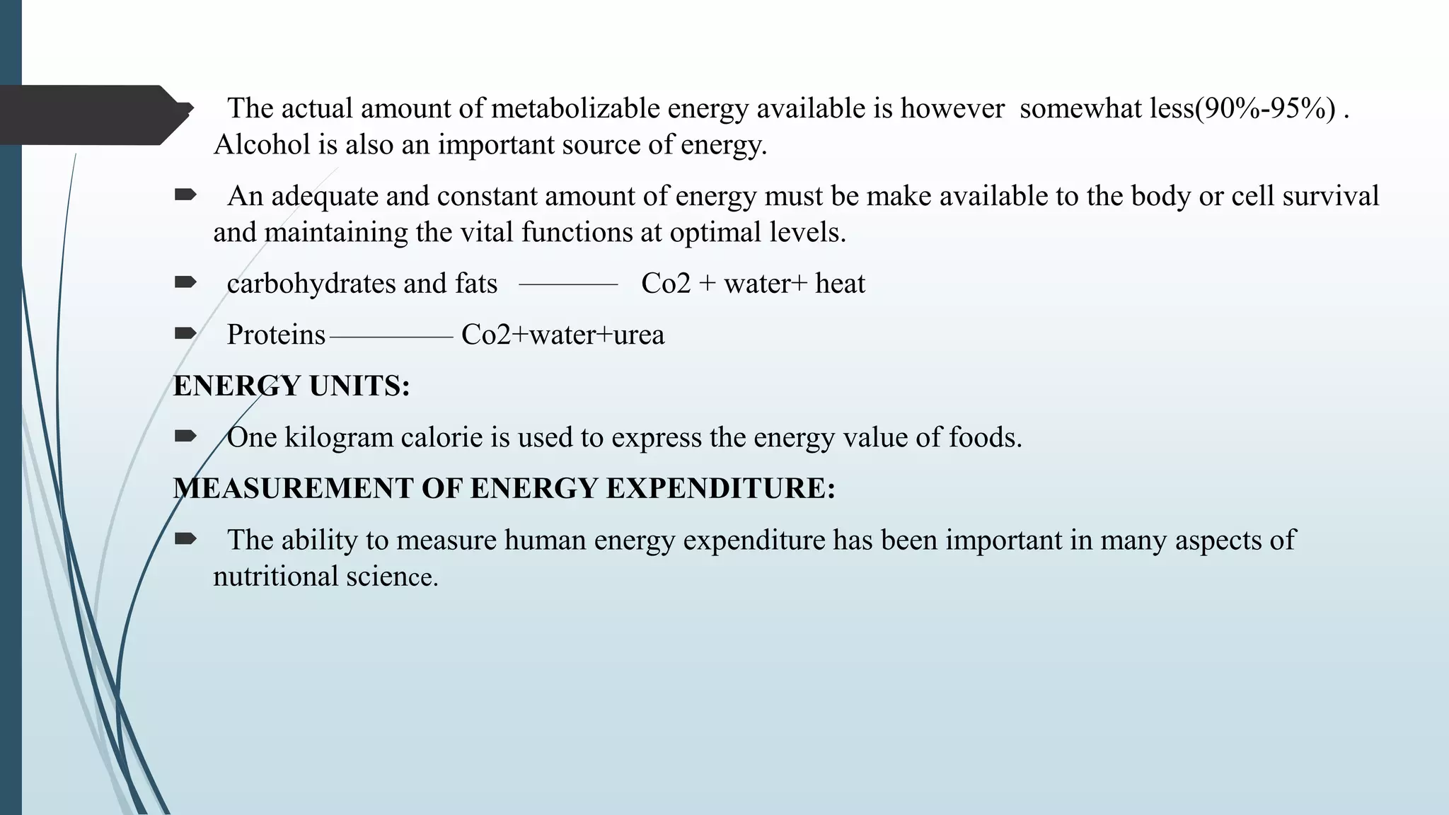 Energy -Macronutrients | PPT