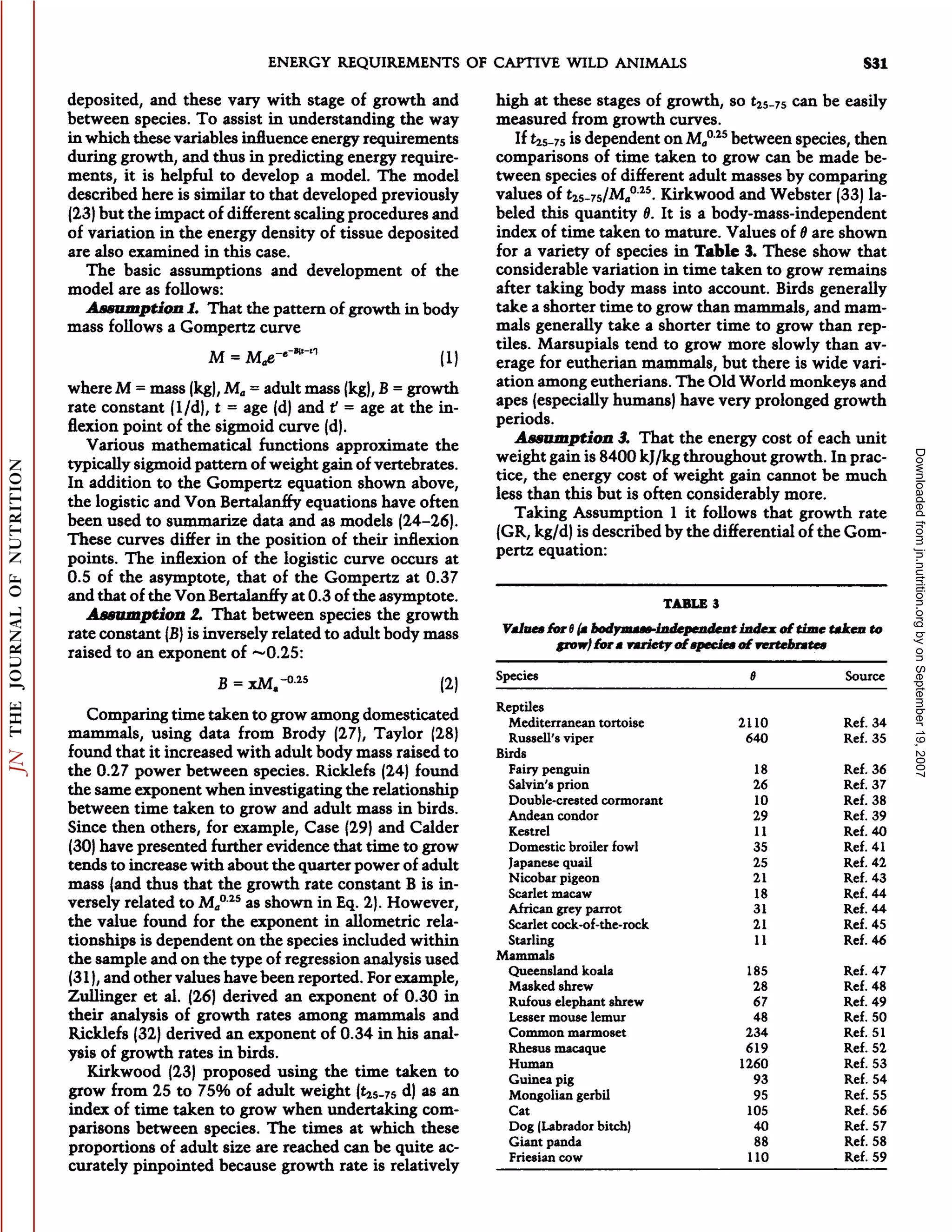 Energy requirements | PDF