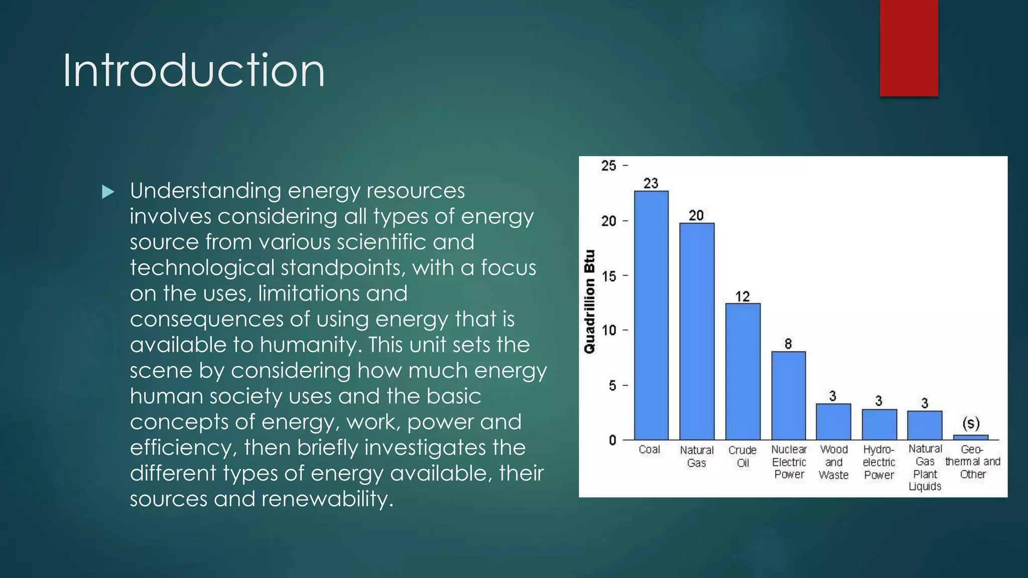 Energy resources | PPTX
