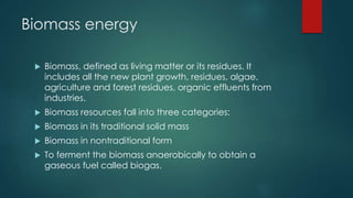 Energy resources | PPTX