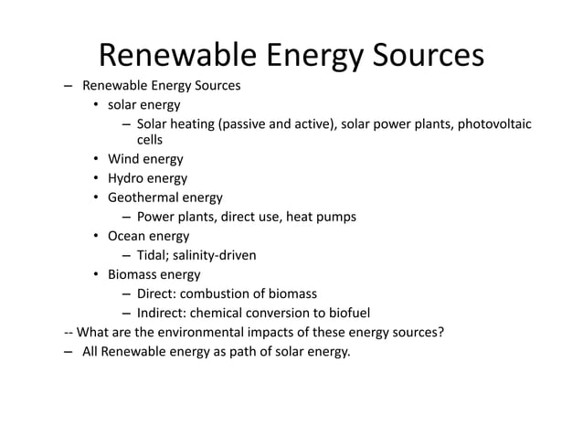 Energy resources | PPT