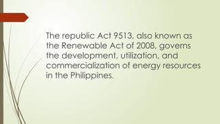 Energy Resources and waste management ppt | PPTX