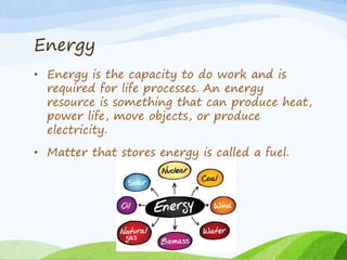 Energy resources and basis | PPT