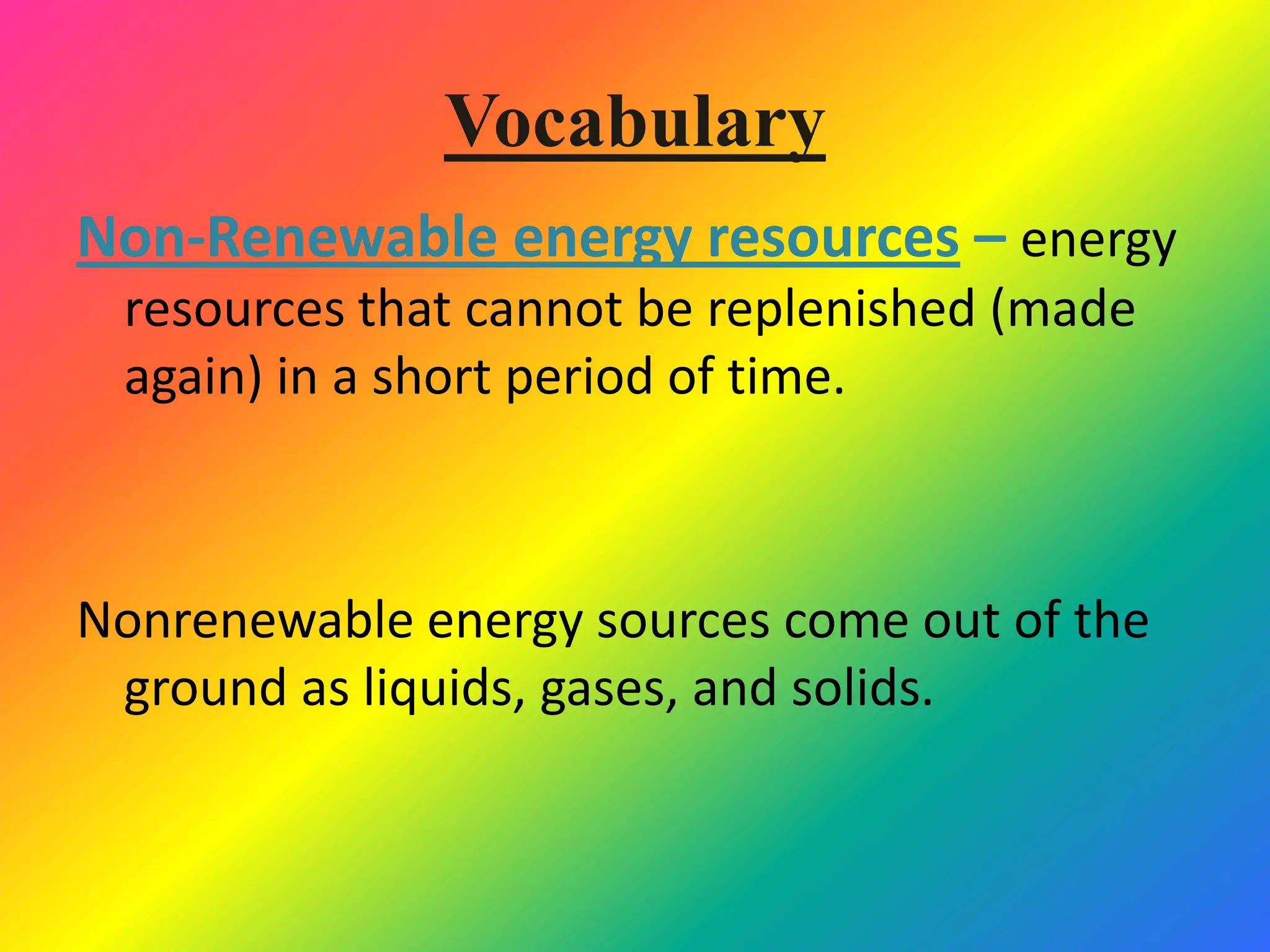 Energy resources overview | PPTX