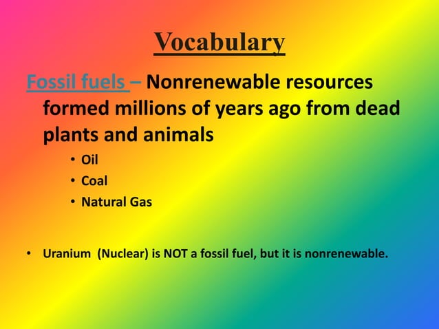 Energy resources overview | PPTX | Power and Energy Industry | Industries