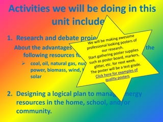 Energy resources overview | PPTX