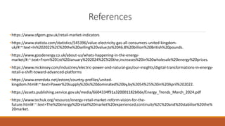 Current scenario of Energy Retail utilities market in UK | PPT