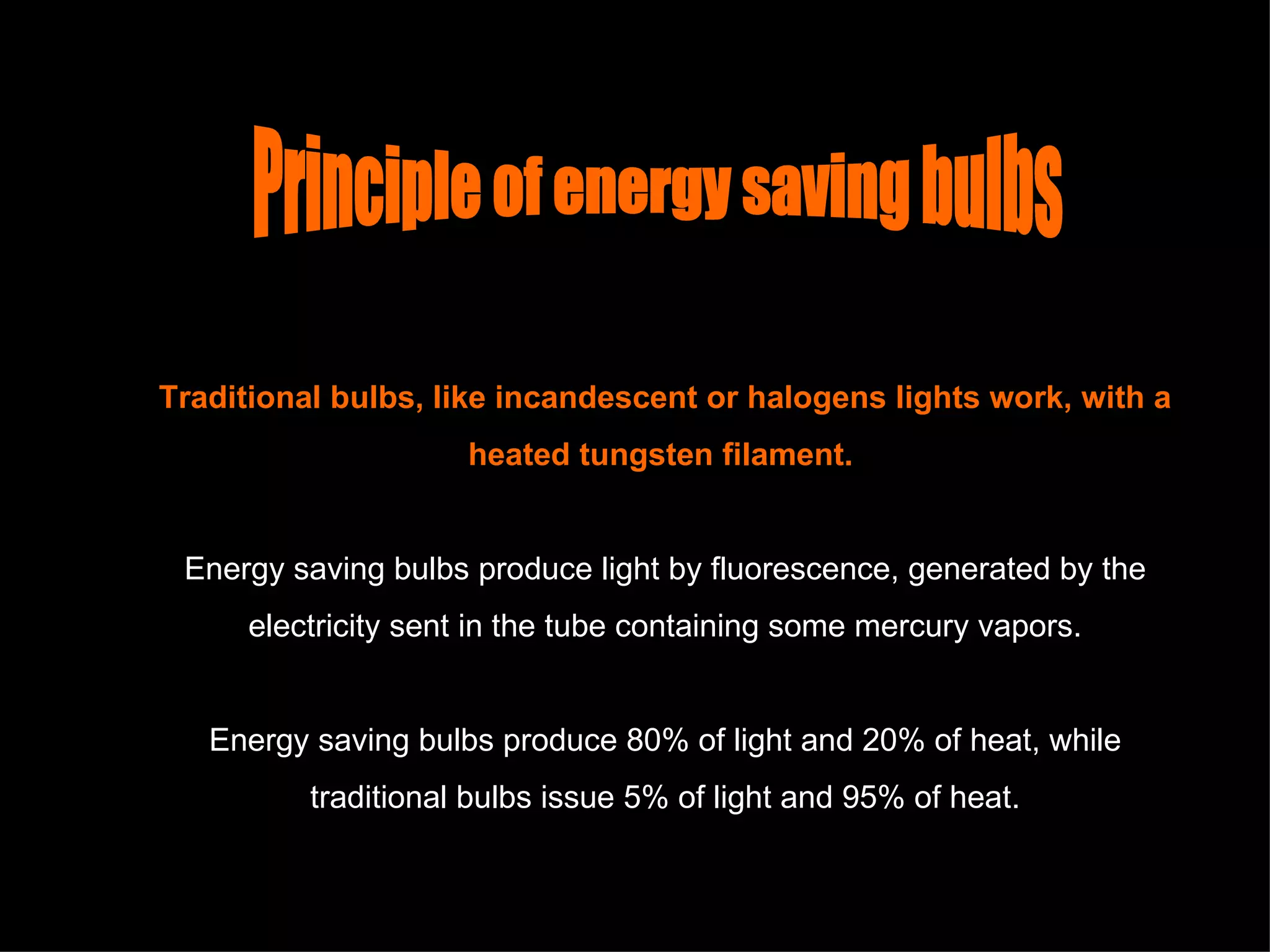 Energy saving bulbs | PPT