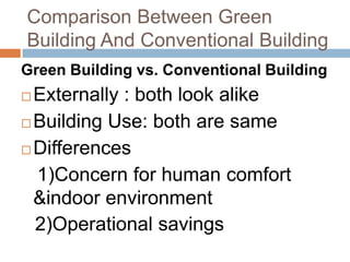 Energy saving in green building | PPTX