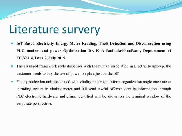 Energy Saving Iot Meter Pptx