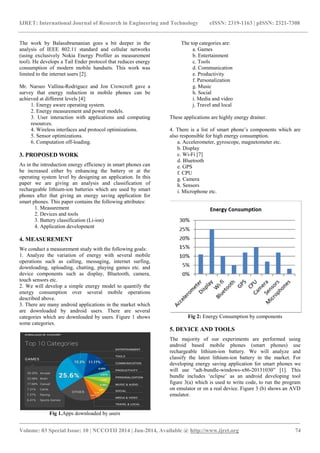 Energy saving model and application for smart phones | PDF | Internet ...