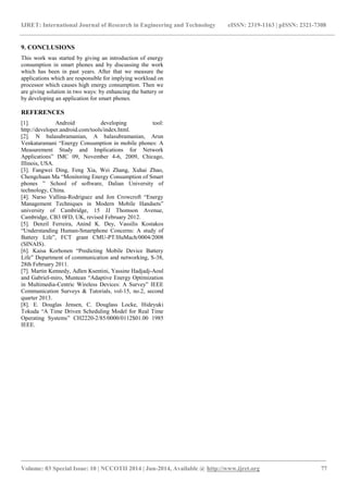 Energy saving model and application for smart phones | PDF | Internet ...