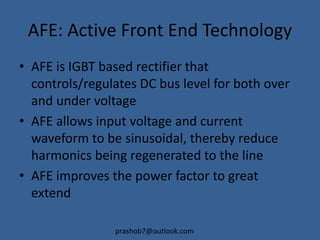 Energy savings using ac drives [autosaved] | PPTX