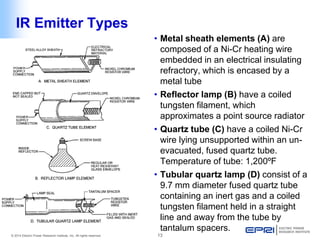 Electric Infrared Process Heating – Operation, Applications and Case Studies | PDF