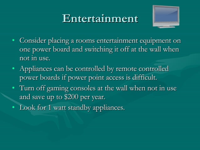 Energy Saving Tips | PPT | Water Services | Home Utilities