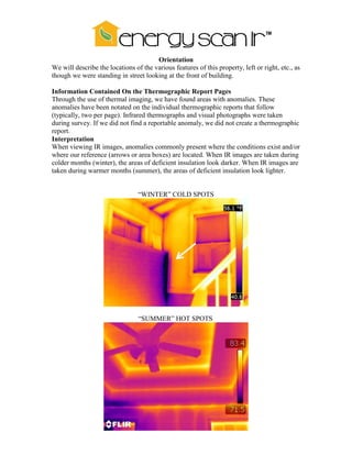 Energy scan ir sample report | PDF