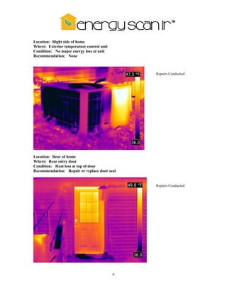 Energy scan ir sample report | PDF