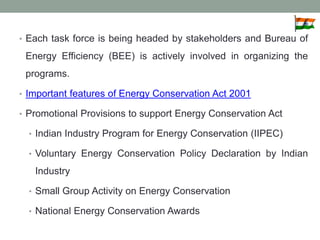 Energy scenario in india and its energy conservation program | PPTX