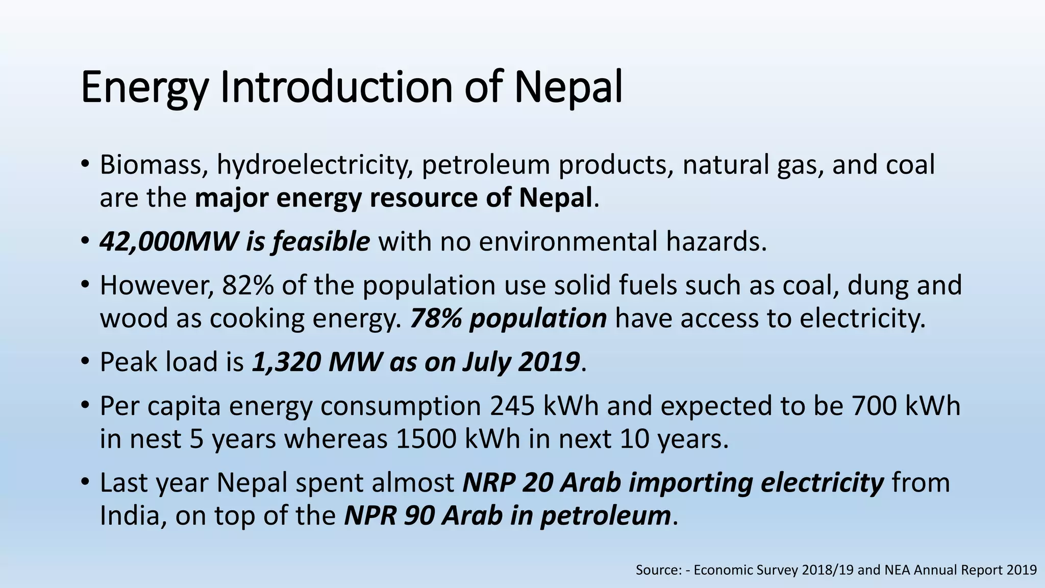 Energy scenario of nepal 2020 | PDF