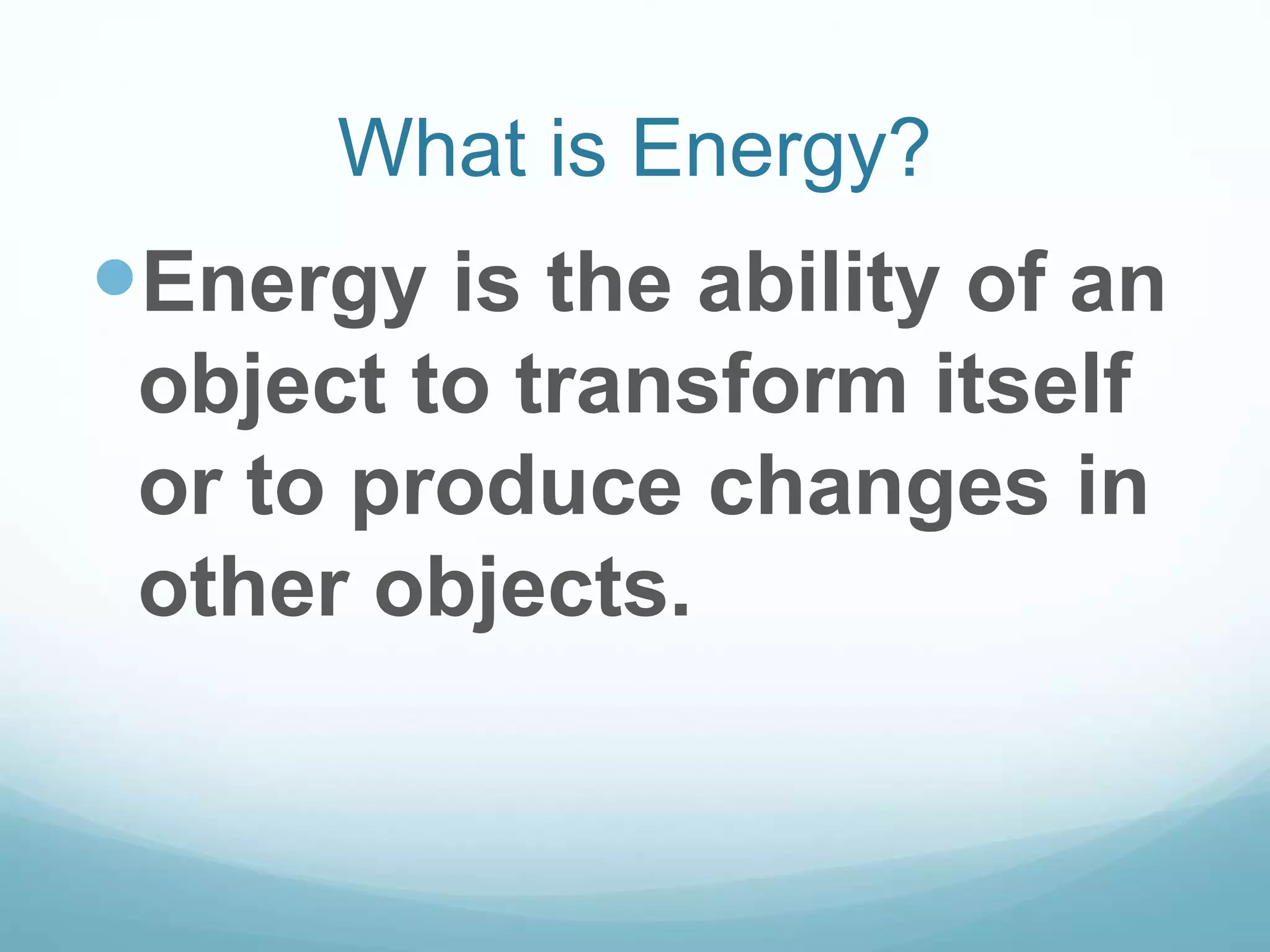 Energy science 6 | PPTX