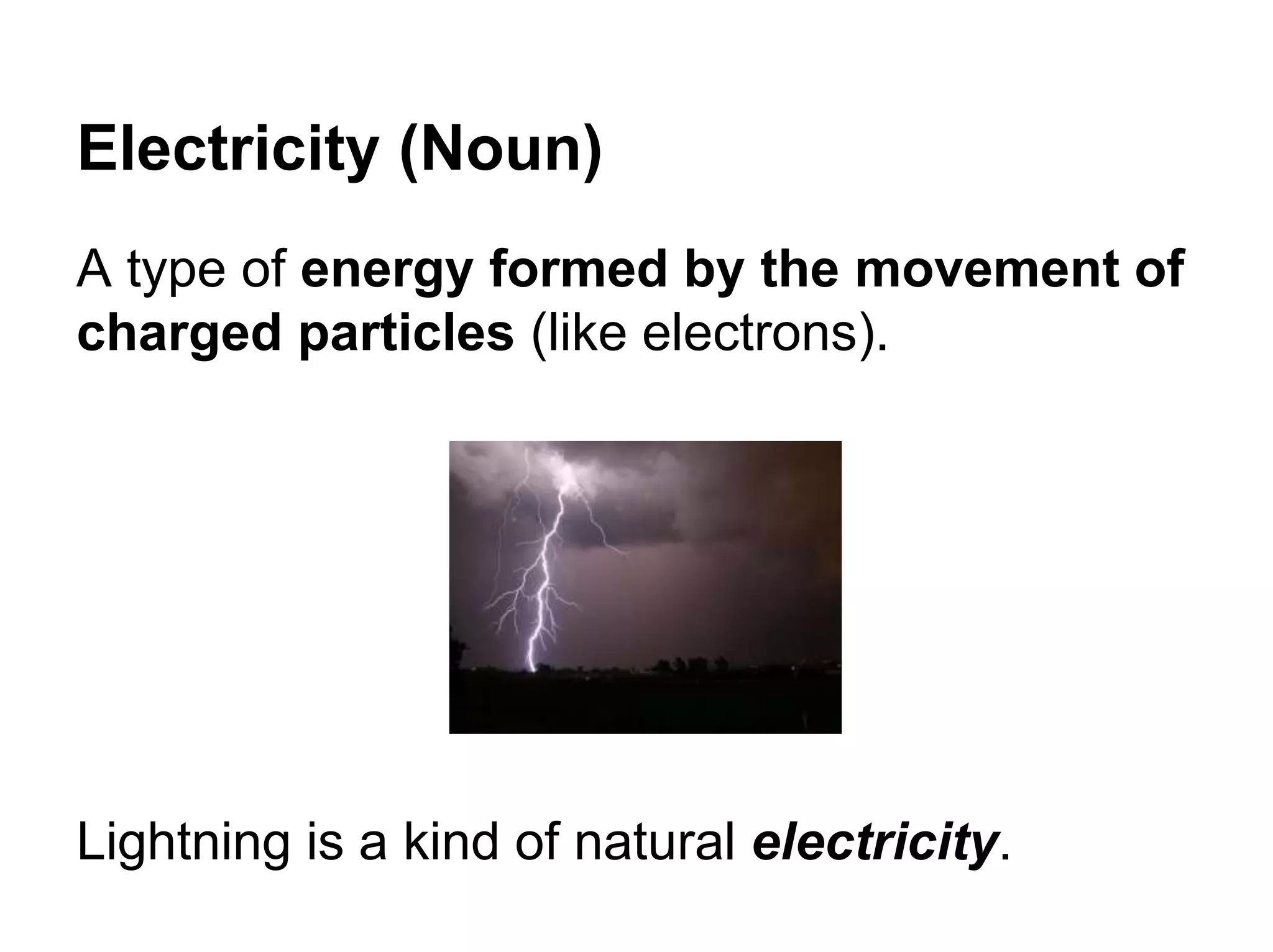 Energy Unit Vocabualry Cards | PPT