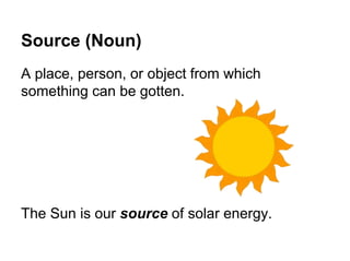 Energy Unit Vocabualry Cards | PPT